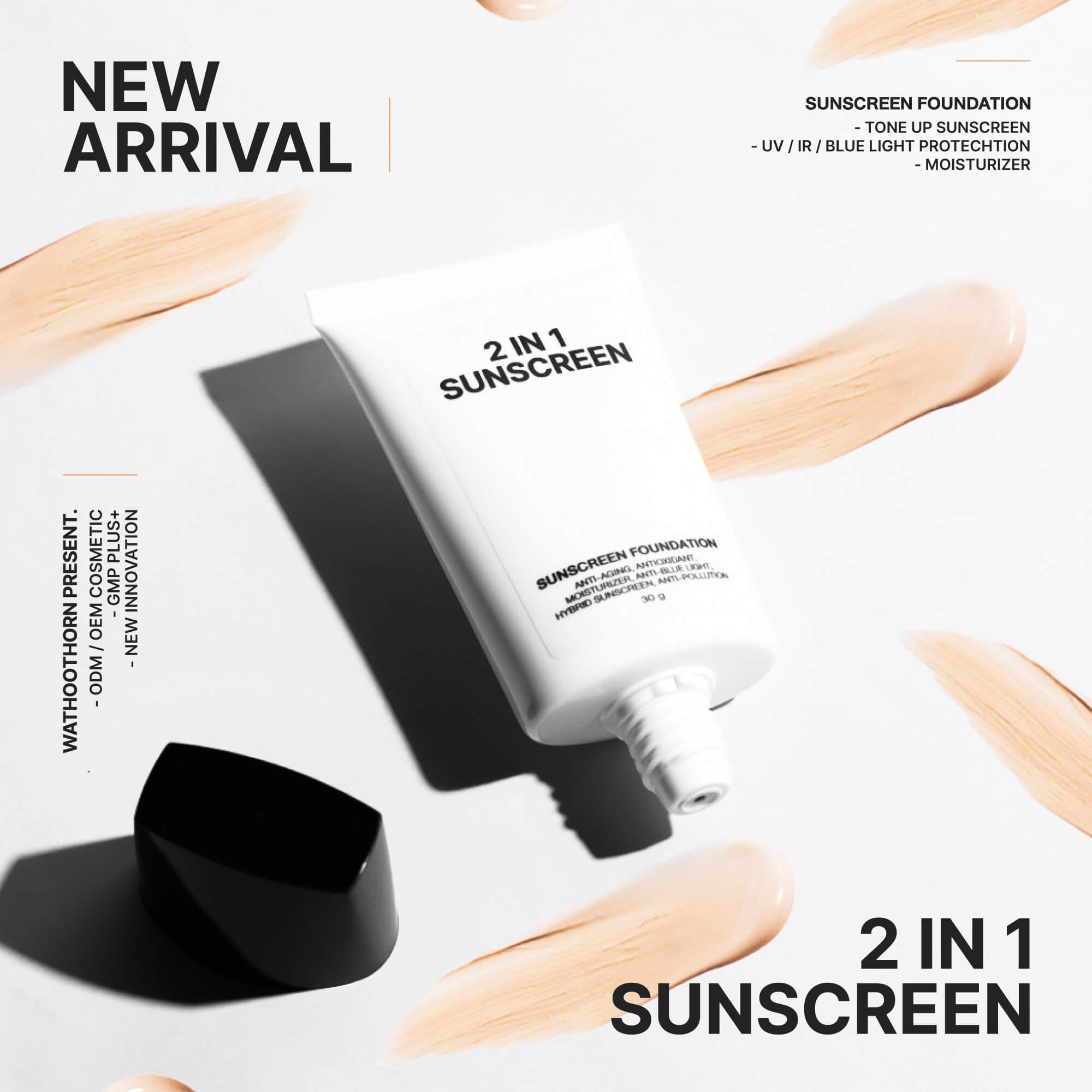 2IN1 SUNSCREEN FOUNDATION - WATHOOTHORN